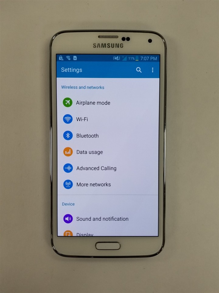 Samsung Galaxy S5 16GB White SM-G900V (Unlocked) Reduced Price zW9851 ...