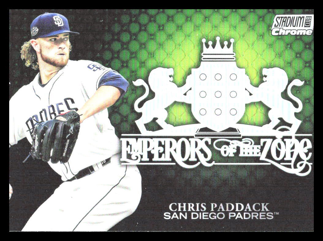 2020 Topps Stadium Club Chrome Chris Paddack Emperors of the Zone EOZ-2 ...