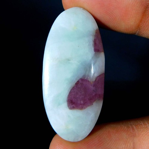 42.20Cts. Natural FABULOUS Ruby Quartz Oval Cabochon Loose Gemstone | eBay