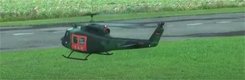 800 UH-1D ARF SAR RC Helicopter Fuselage 800 Size UH1D SM2.0 German ...