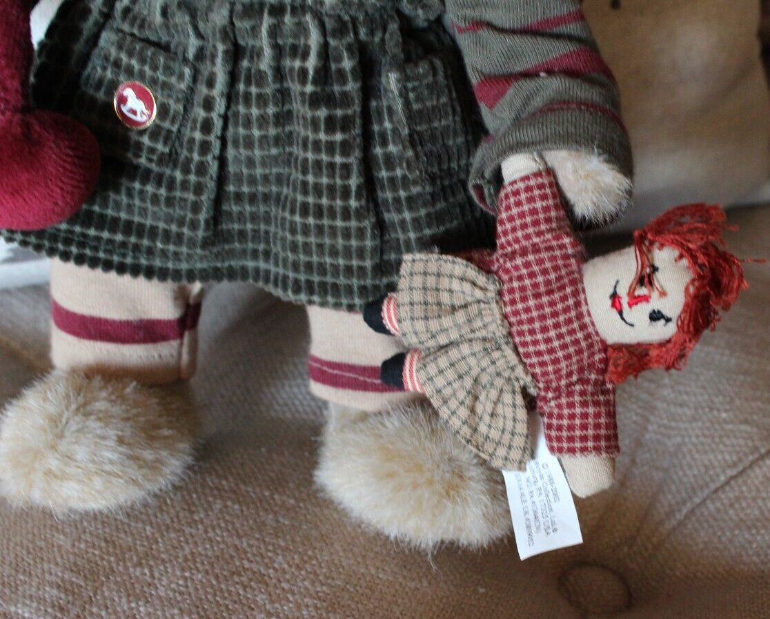 Boyds Bears Mindy P. Elfbeary Plush Carrying a Rag Doll 10" T.J.'s Best ...