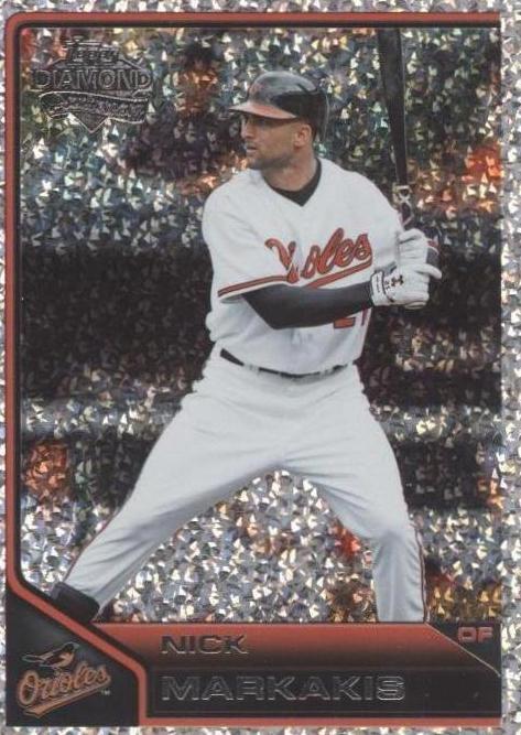 2011 Topps Lineage - Nick Markakis #132 Platinum Diamond Anniversary ...