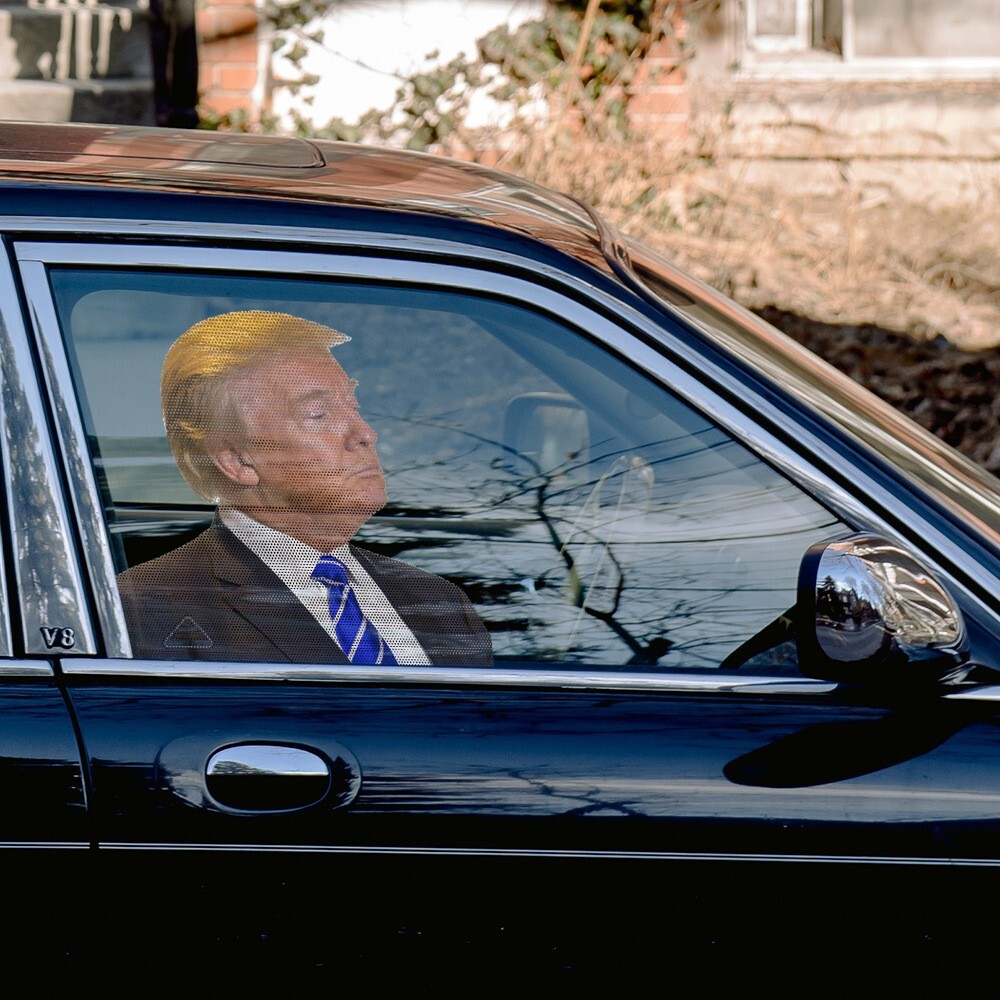 President Donald Trump Car Decal Sticker April Fool Passenger Side ...