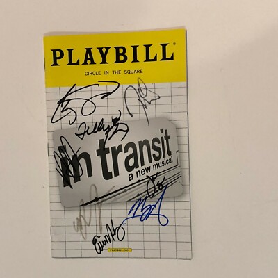 In Transit - Cast Hand Signed Broadway Playbill - Telly Leung, Snyder ...