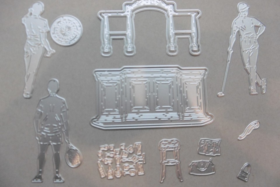 Used Cutting Dies*used from Meeting the Bar*Carnation Craft*Card Topper ...