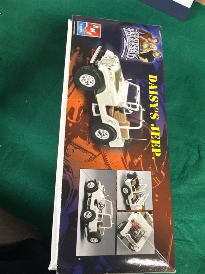 2005 AMT/ERTL 1:25 DUKES OF HAZZARD DAISY'S WHITE JEEP CJ5 SEALED | eBay