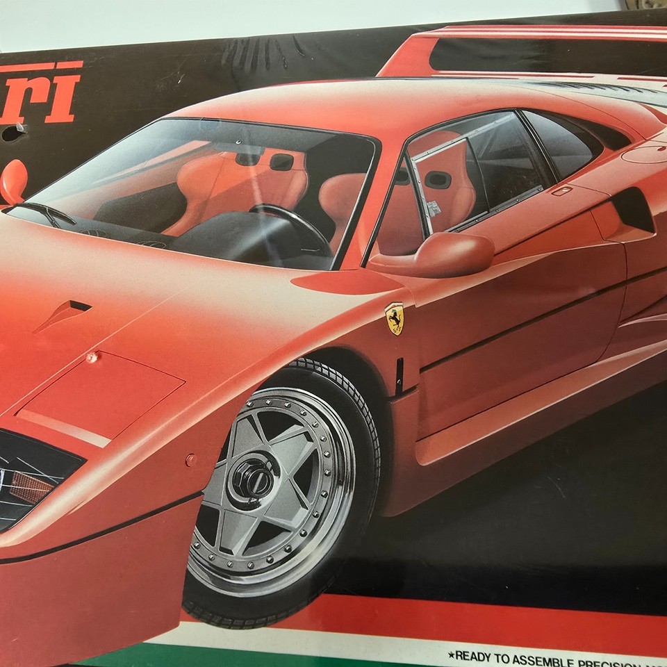 Tamiya 1/24 Scale Model Car Kit Ferrari F40 Series #24077 NIB | eBay