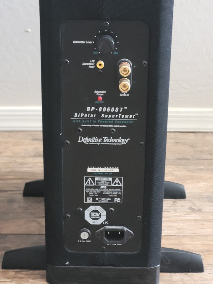 Definitive Technology BP-8060ST BiPolar Super Towers Pair 93207078323| eBay