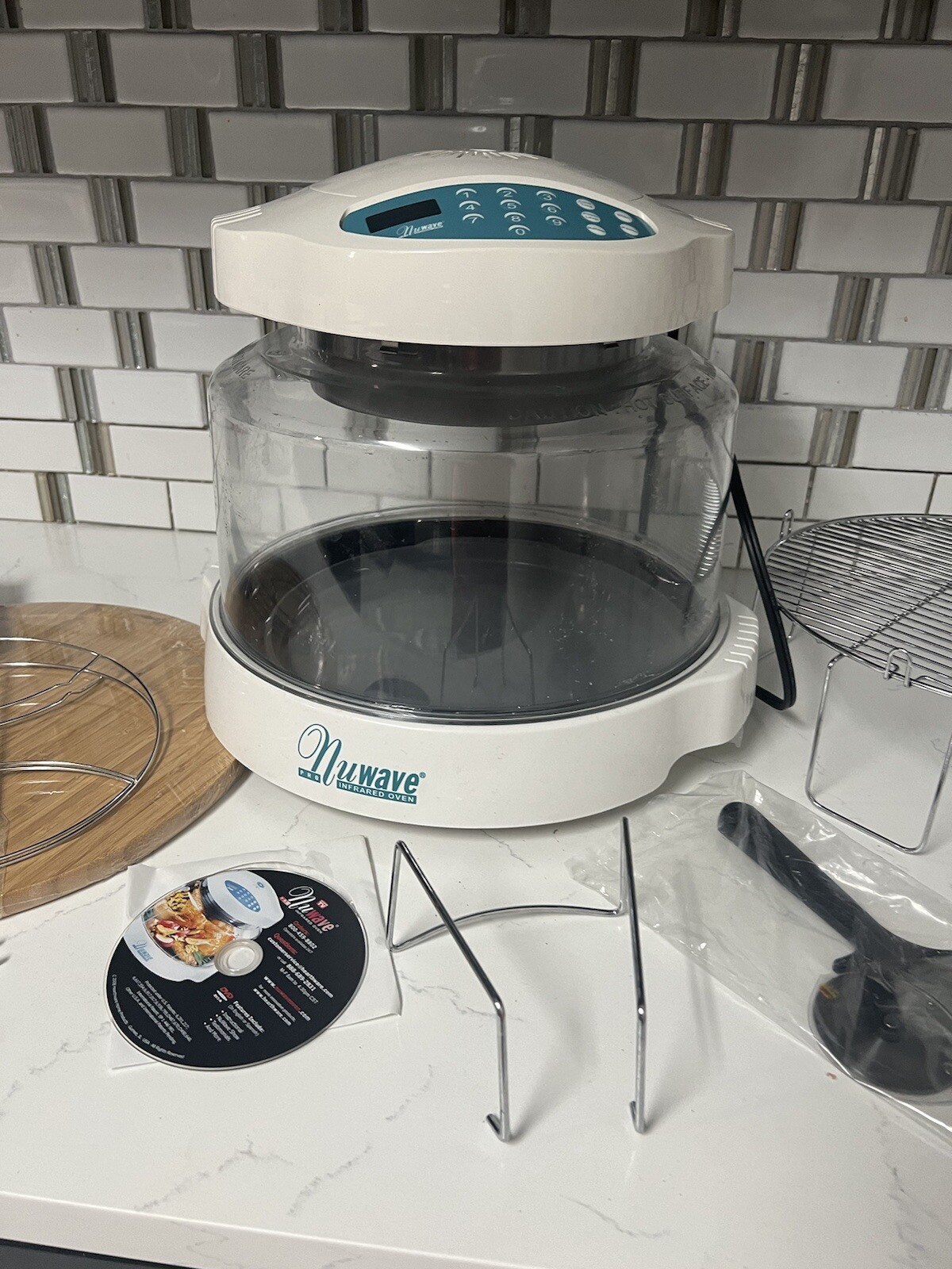 NuWave Heartware Pro Infrared Oven Model 20343 White accessories ...