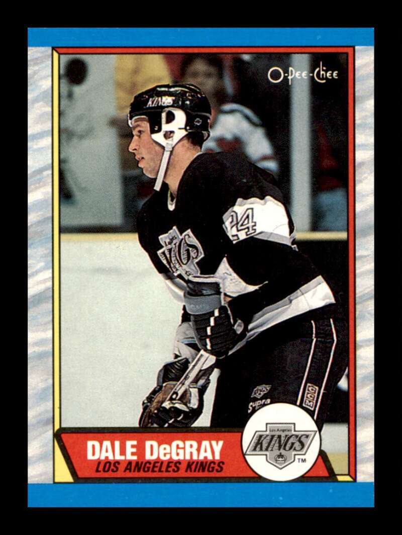 1989-90 O-Pee-Chee Dale DeGray #18 Los Angeles Kings Rookie RC NM | eBay