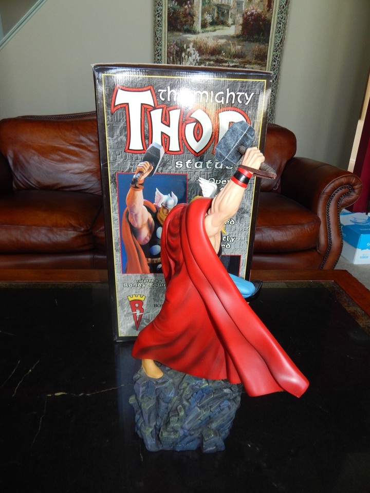 BOWEN MIGHTY THOR FULL SIZE STATUE MIB MARVEL CLASSIC VERSION 15 INCHES ...