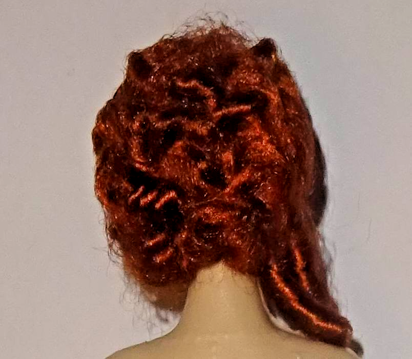 1:12 Scale Dolls House Undressed Doll: Red Haired Lady with Ringlets ...