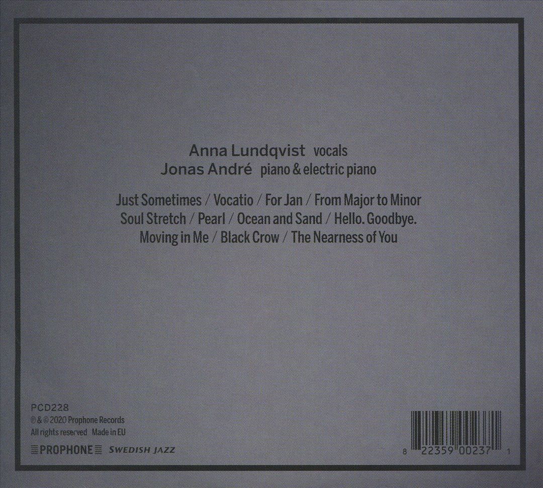ANNA LUNDQVIST/JONAS ANDRE REUNION NEW CD 822359002371 | eBay
