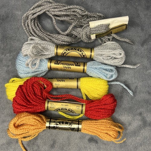 Paternayan Wool Yarn 8YD 7.4m Lot Of 6 Multiple Colors | eBay