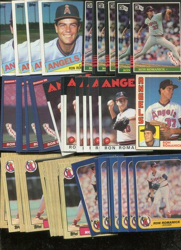 RON ROMANICK BULK LOT 50 BASEBALL CARDS ANGELS BURLEY IDAHO | eBay