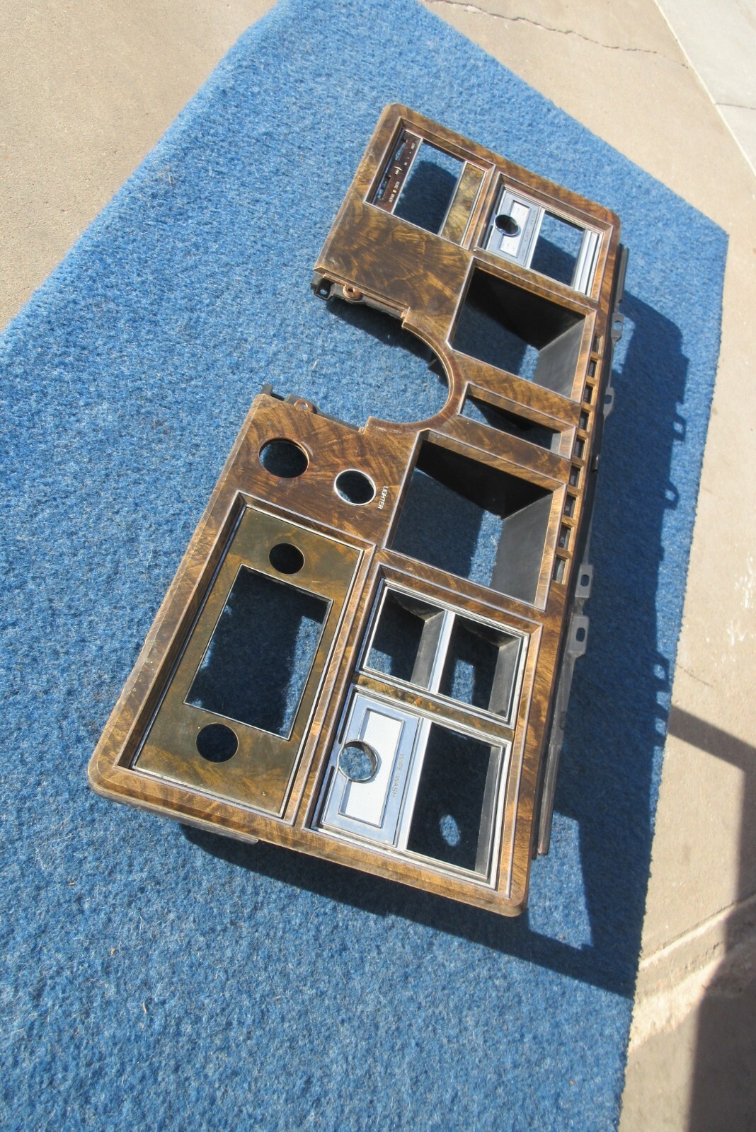 Lincoln Mark V DASH CLUSTER WOODGRAIN TRIM PANEL 1977 1978 1979 | eBay