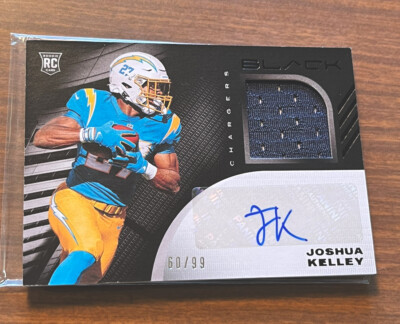 Joshua Kelley 2020 Panini BLACK Rookie Patch Auto #RSM-JKE | eBay