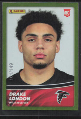2022 Panini Sticker & Card Drake London #76 Yellow ROokie #101/149 ...