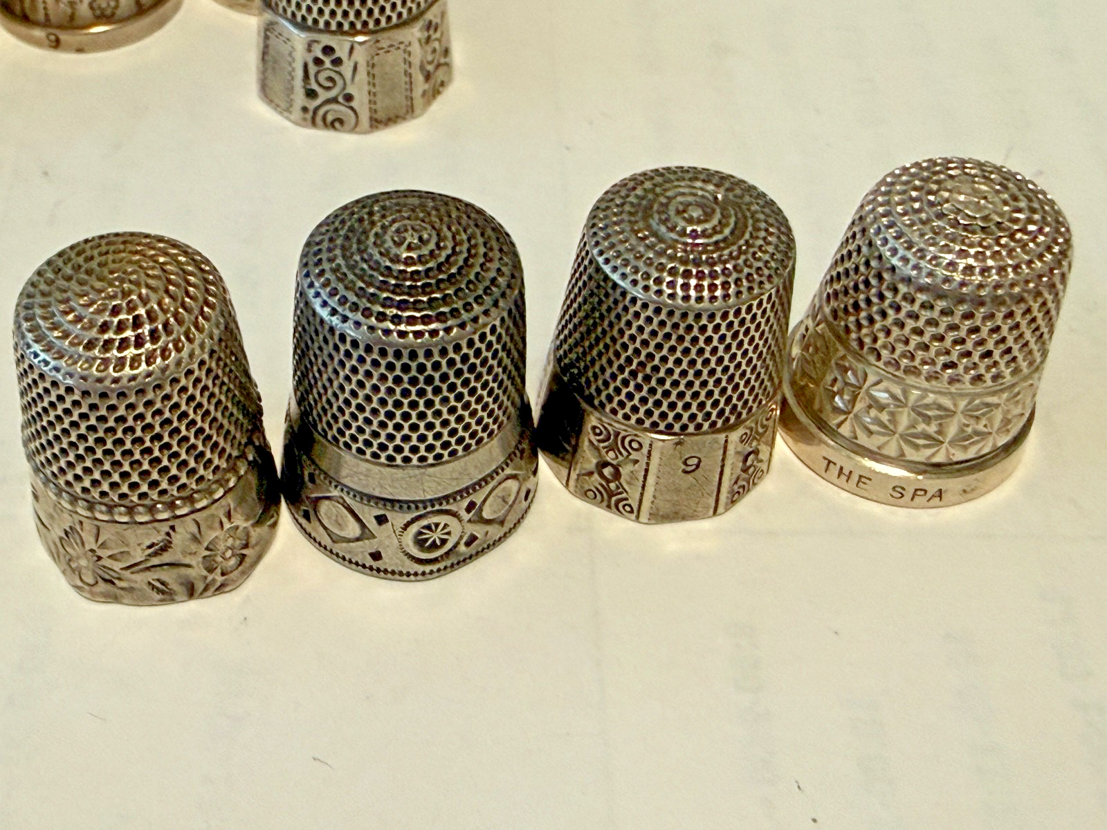 STERLING THIMBLES LOT OF 18 BEST OF THIMBLES BAG 6 | eBay