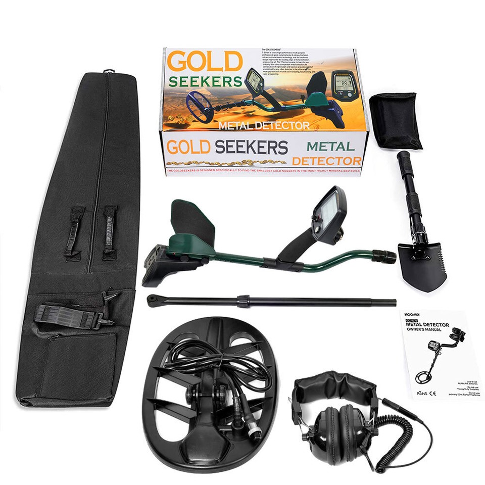 Deep Sensitive Metal Detector & 11" DD Coil & Cool Headphone & Light ...