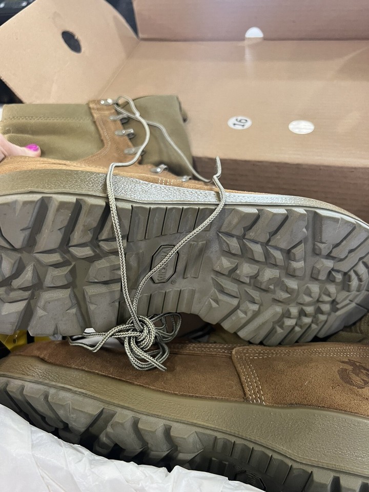 Belleville USMC Mojave Steel Toe Boots 550ST Brown Leather 12.5 Wide | eBay