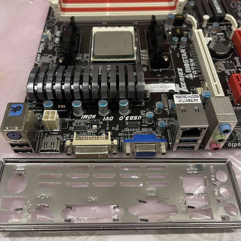 Biostar TA75M AMD FM1 DDR3 Motherboard with A6-3500 CPU | eBay