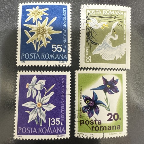 Posta Romana Stamps Used Flowers | eBay