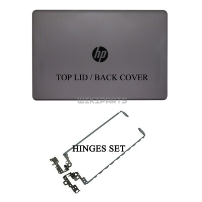 HP Compaq 15-BS101NT Laptop LCD Back Cover Smoke Grey Top Lid + Hinges ...