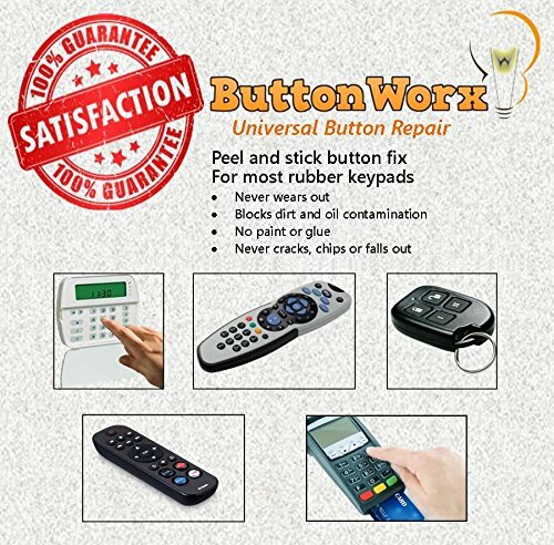 48 Button Rubber Keypad Repair Kit for TV Remote Controls,Keyfobs ...