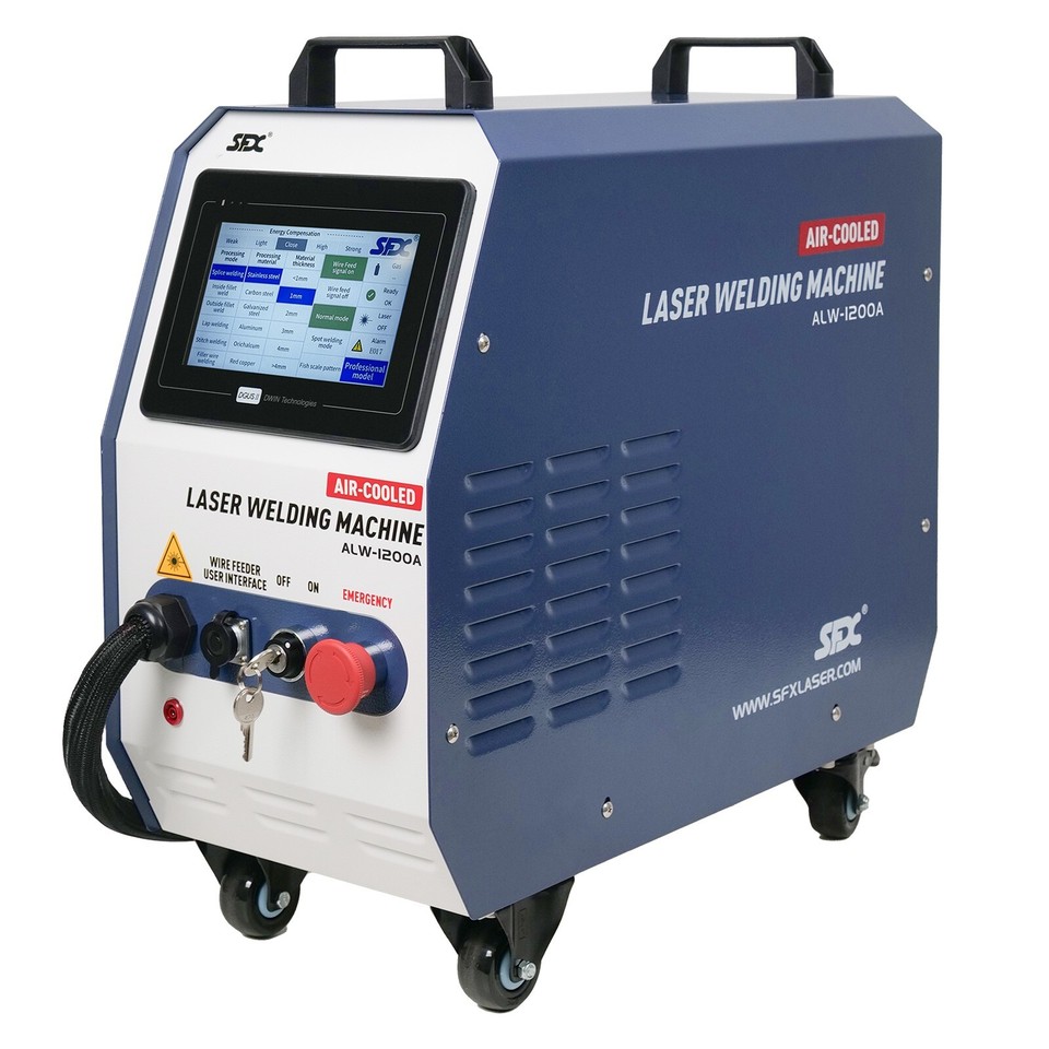 US Stock 1200W 2in1 Air Cooled Laser Welder Portable Laser Welding ...