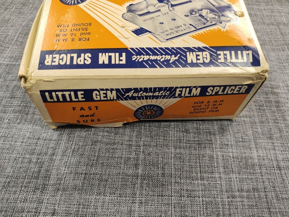 Mansfield Little Gem Automatic Film Splicer for 8mm & 16mm Silent Sound ...