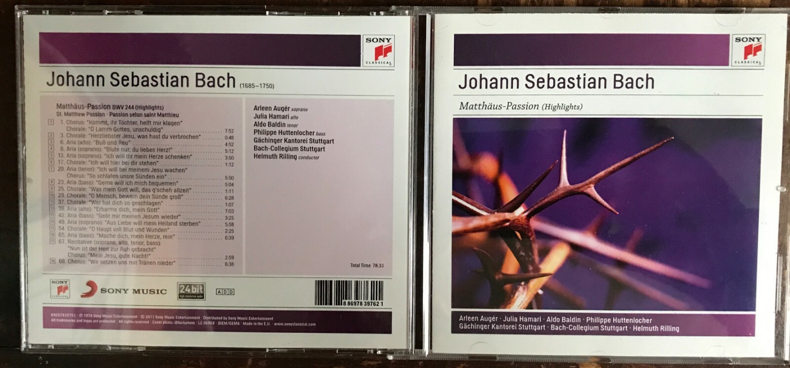 Johann Sebastian Bach Matthäus-Passion (Highlights) Aldo Baldin ...