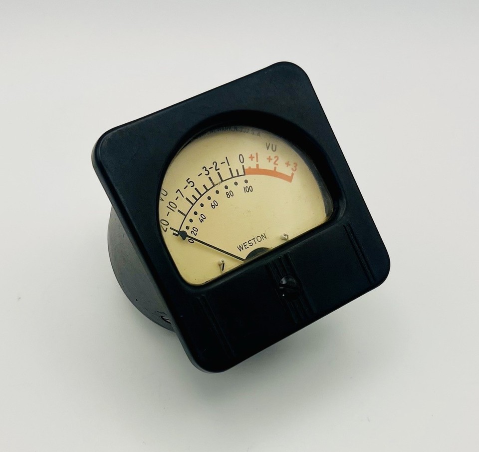 Weston Vintage VU Meter Model 506 Collins Fairchild 1950's | eBay