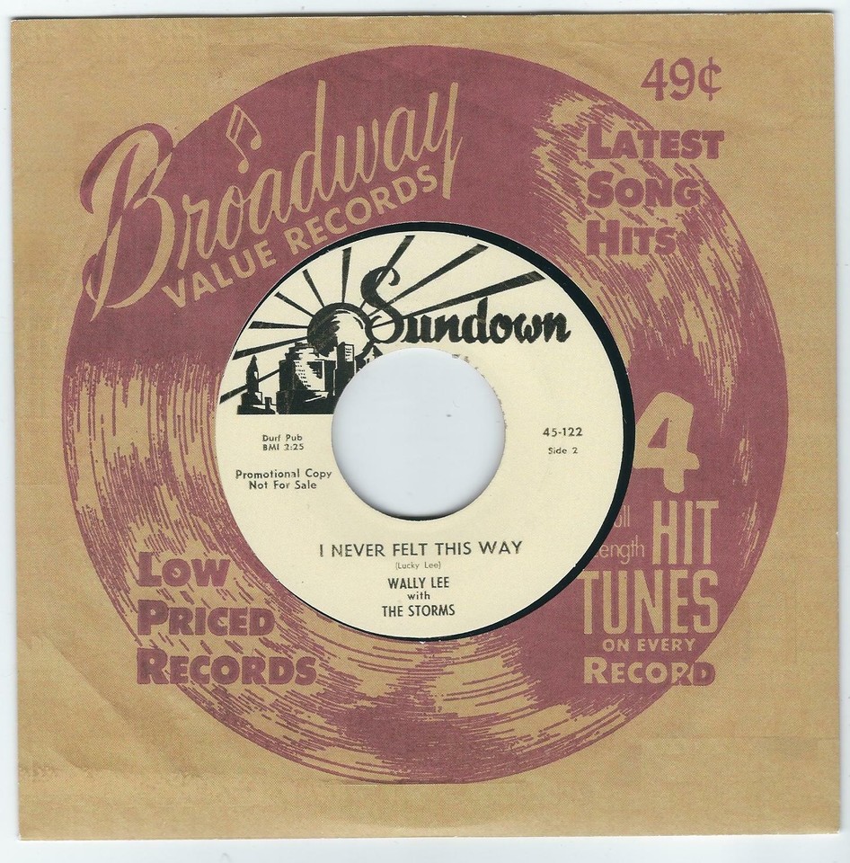 REPRO ROCKER - Wally Lee SUNDOWN 122 Eeny meeny / I never felt this way ...