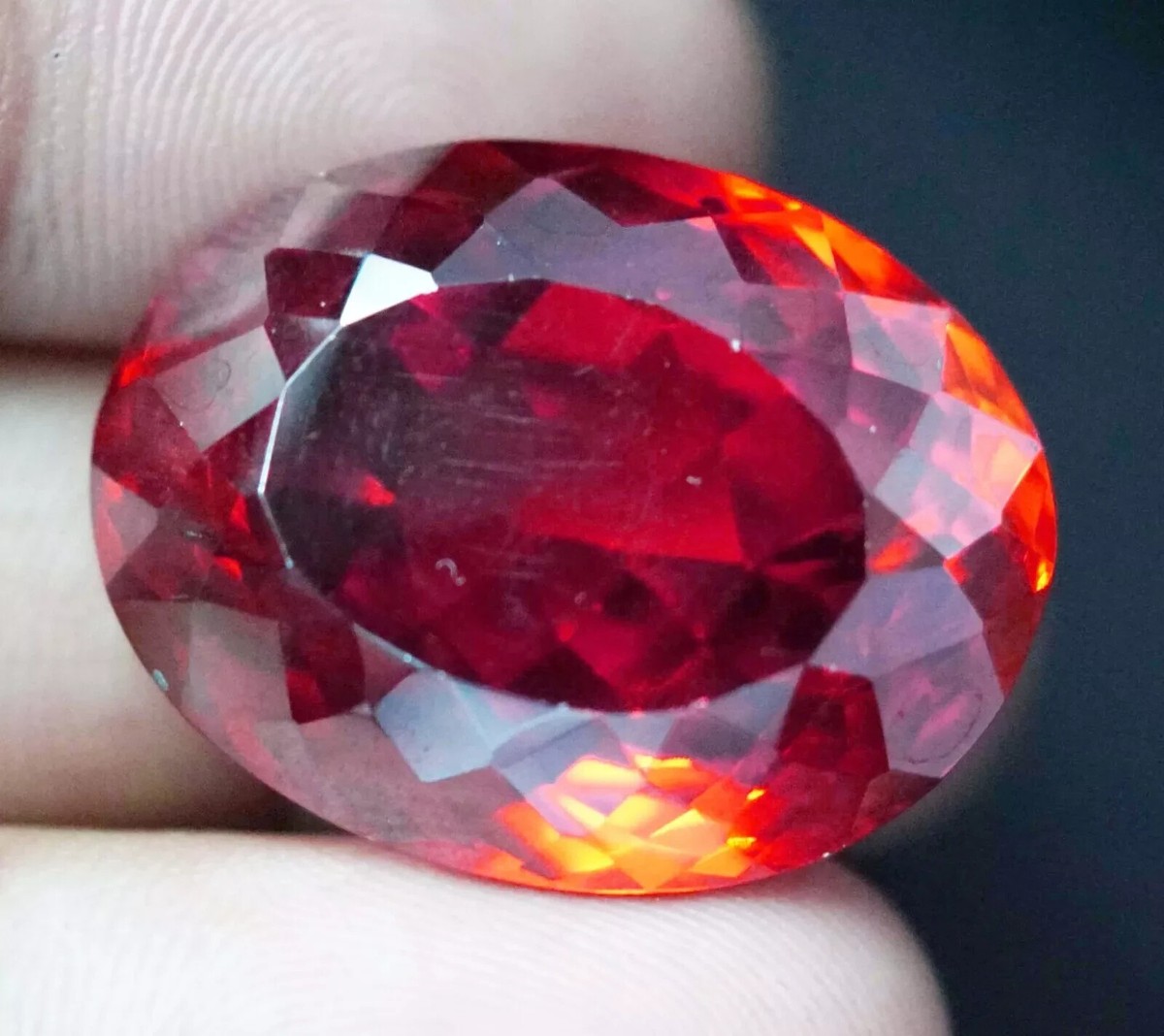 Red Zircon Stone