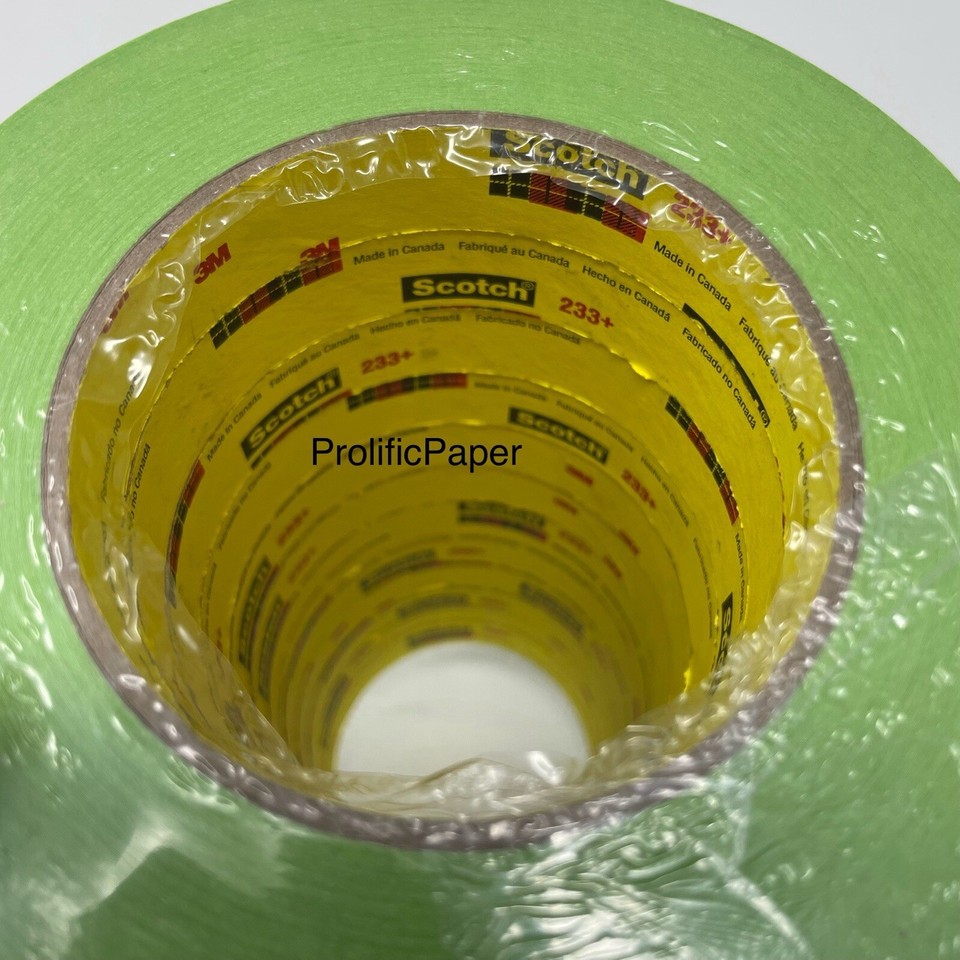 *12 CT* 3M Scotch 233+ Performance Green Masking Tape 18mm x 55mm Rolls ...