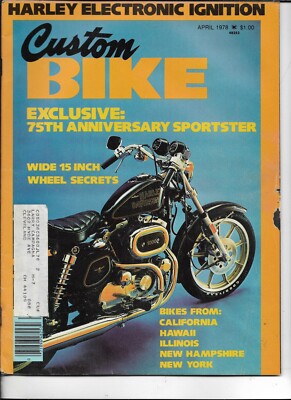 CUSTOM BIKE MAGAZINE------APRIL 1978 | eBay