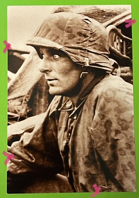 German Soldier Thousand Yard Stare 4x6 Inch WW2 photo repro Bolt Action ...