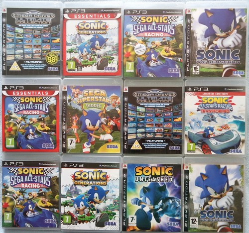 PS3 Sonic & SEGA Game for Kids and Children Buy 1 Or Bundle Up ...