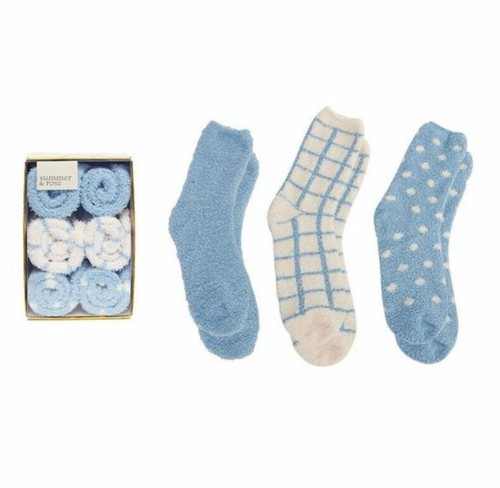 3-PAIR Bundle - Summer & Rose Aspen Cozy Socks Soft Socks Comfy Socks ...
