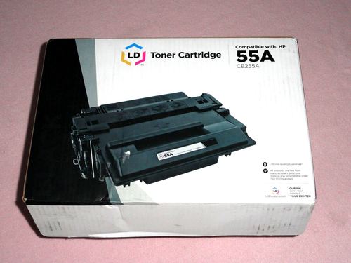 LD Tower Black Ink Toner Cartridge for HP 55A CE255A New Open Box | eBay
