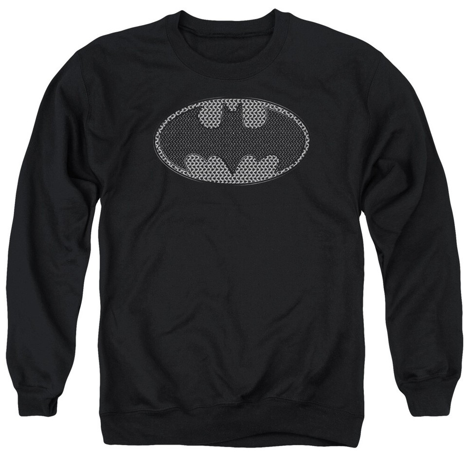 Batman "Chainmail Shield" Pullover Hoodie, Sweatshirt or Long Sleeve T ...