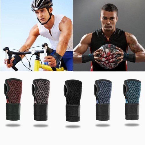 1pcs Nylon Hand Guard Gloves Breathable Compression Wrist Brace Men ...
