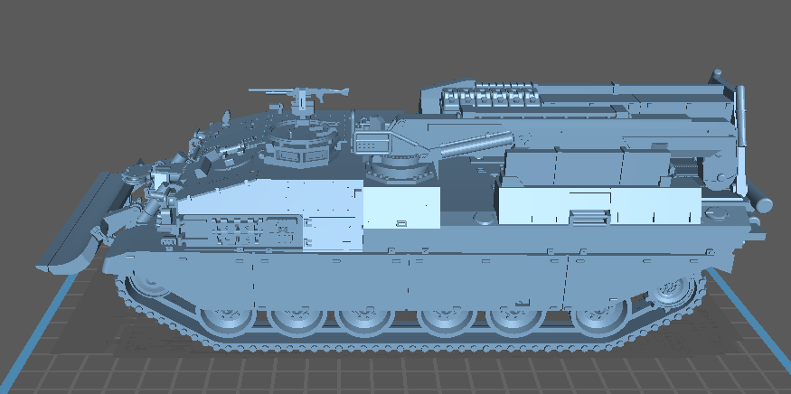 British Army CRARRV REME 3D Printed resin model various scales GREY ...