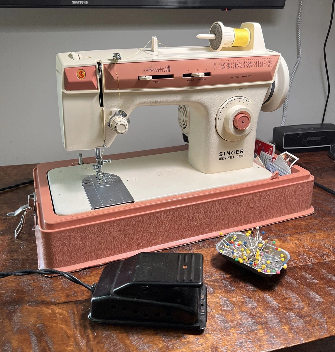 Pink Vintage Sewing Machine