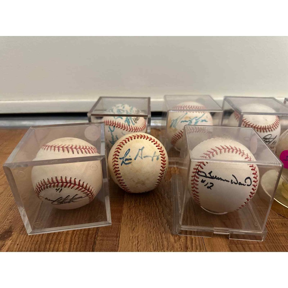 LOT of 10 AUTOGRAPHED MLB Baseballs (NO COA) | eBay