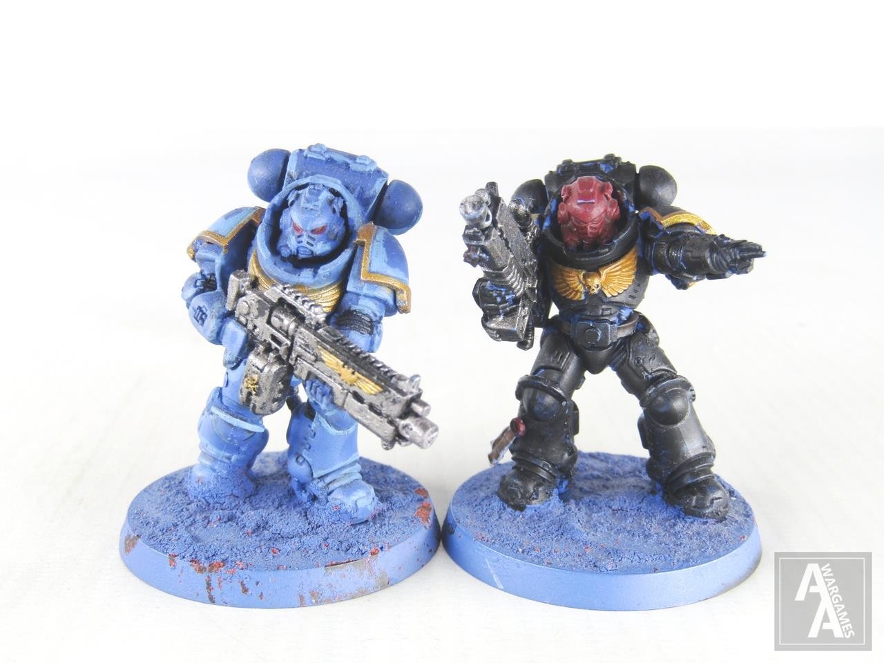(3285) 2x Primaris Heavy Intercessors Space Marines Adeptus Astartes ...