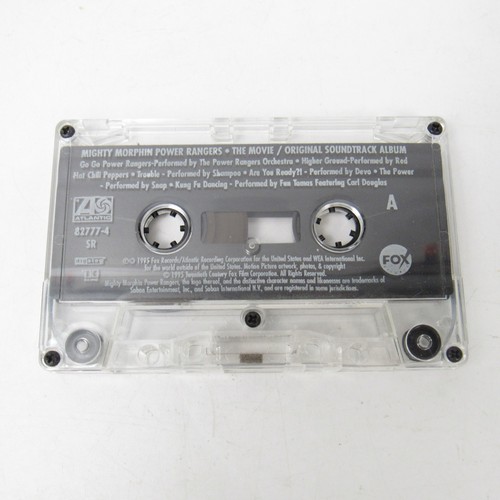 Mighty Morphin Power Rangers Original Soundtrack Cassette TAPE ONLY ...