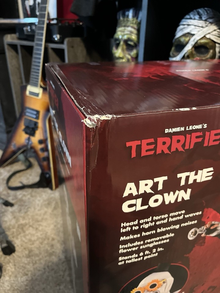 Spirit Halloween Terrifier Art The Clown Animatronic | eBay