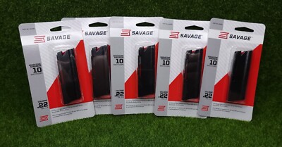 LOT (5) Savage Arms Magazine Lakefield 62 64 954 Rimfire .22LR 10 Round ...